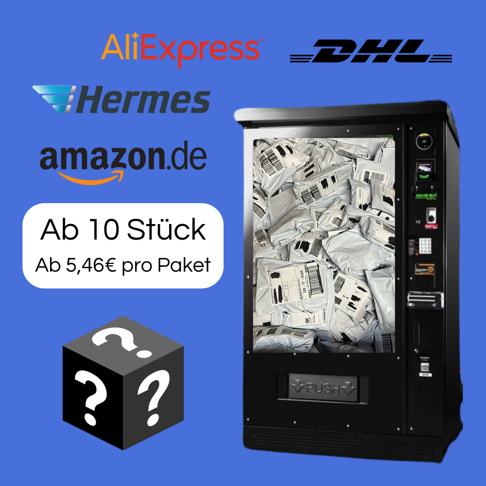 Secret Packs, Mystery Packs für Automaten aller Art – Deine Retourenpalette24